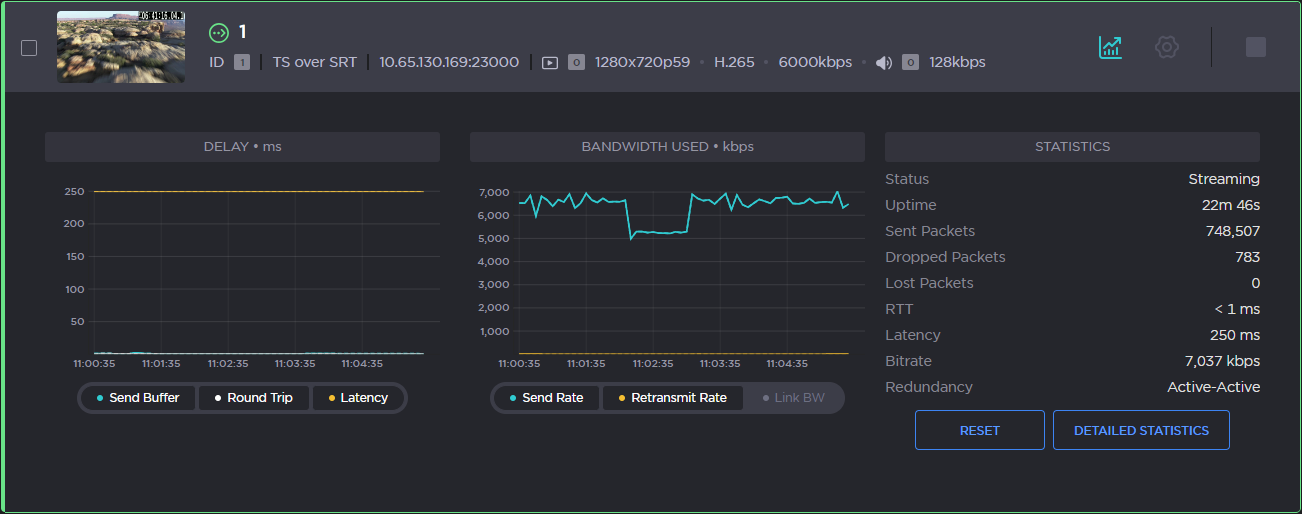 Configuring SRT Path Redundancy